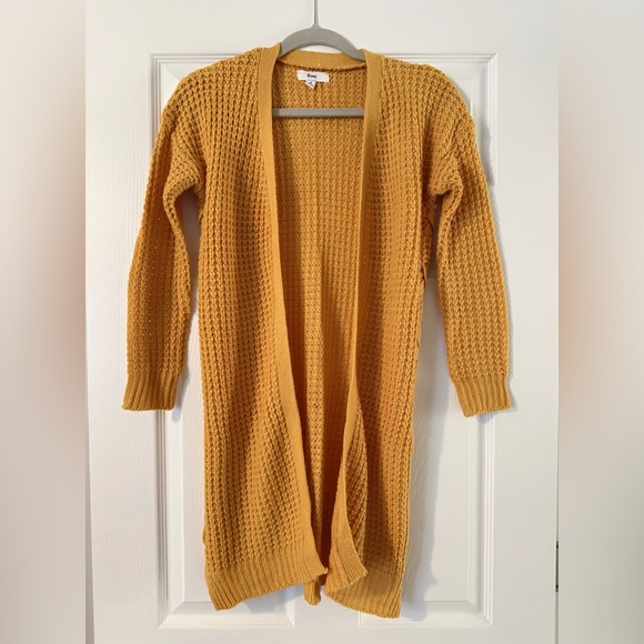 Zoey | Sweaters | Elegant Mustard Yellow Openfront Cardigan | Poshmark